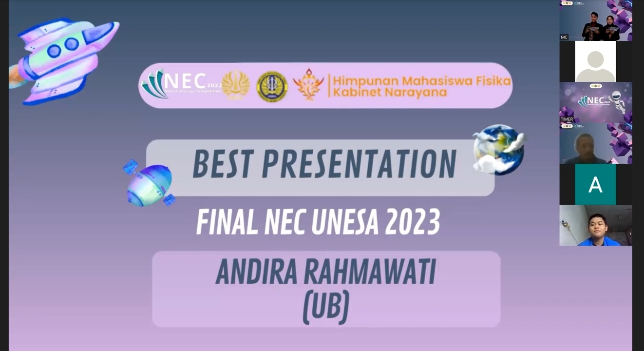 National Essay Competition (NEC) Unesa 2023 – HIMA FISIKA UNESA